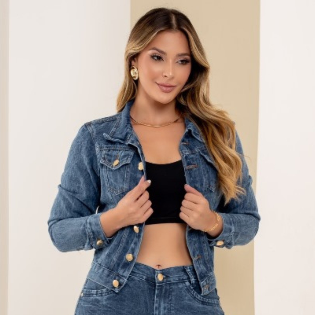 Jaqueta Jeans Feminina Estilo Denim Jackets - Atitude e Personalidade ...