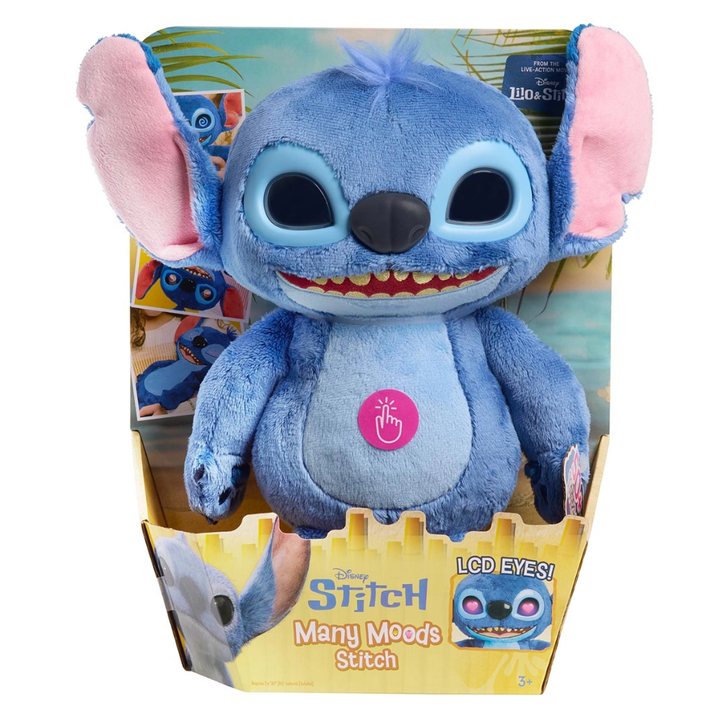 Pelúcia Eletrônica Interativa Lilloo & Stich Disney Stitch Com Olhos ...