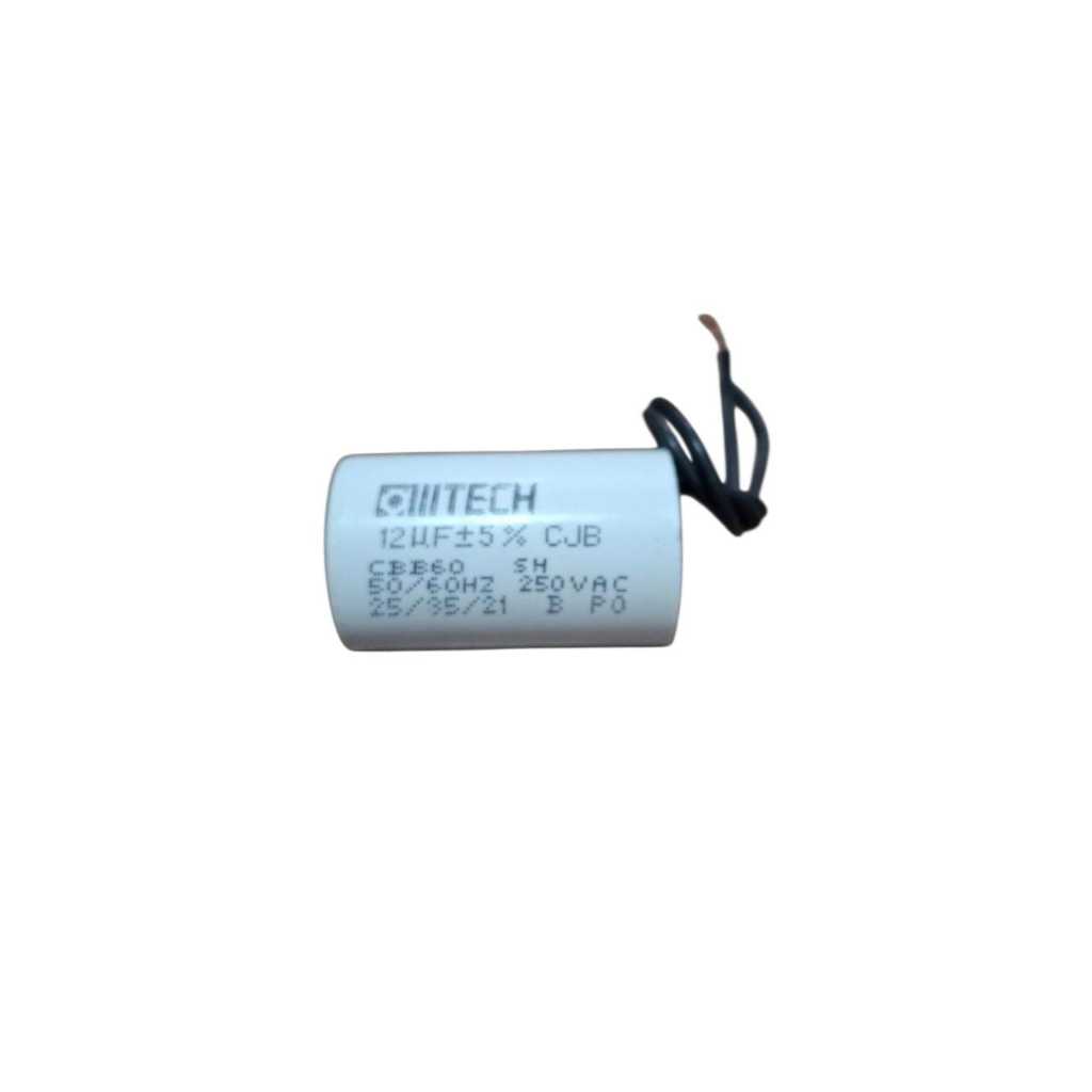 Capacitor Permanente 12uf X 250v 2 Fios Pronta Entrega | Shopee Brasil