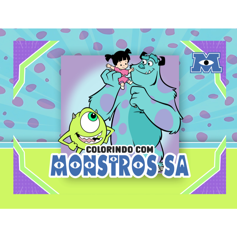 "Livro de Colorir Monstros S.A.: 50 Desenhos de Sustos com Mike e ...