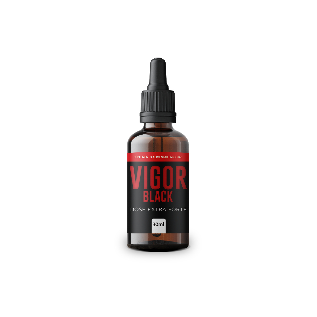 Vigor Black Versão Gotas Original 30ml | Shopee Brasil
