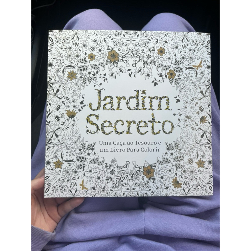 Jardim Secreto - Livro Para Colorir Detalhadamente | Shopee Brasil