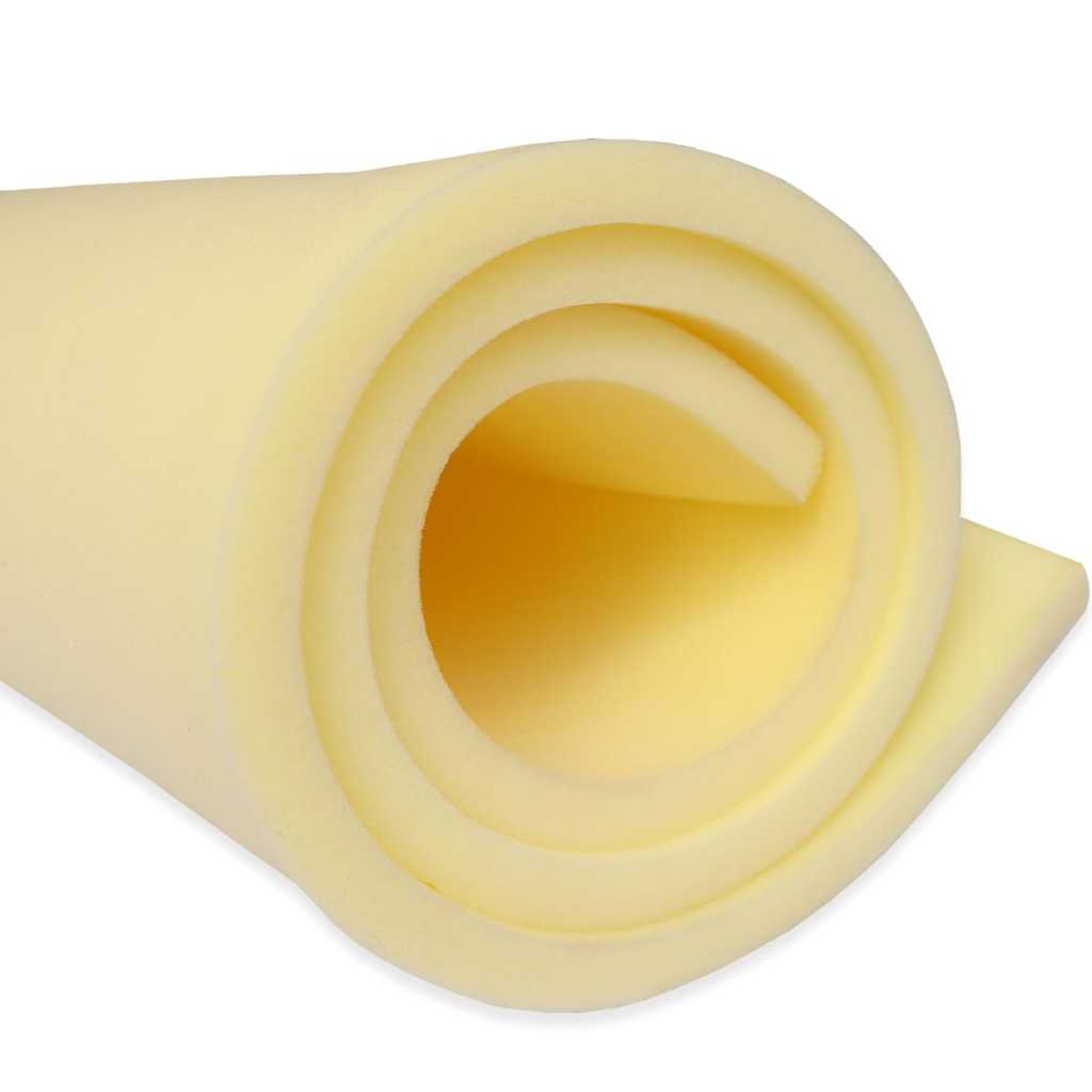 Espuma D33 Em Metro Amarela 190cm x 60cm 3cm de espessura para assento ...