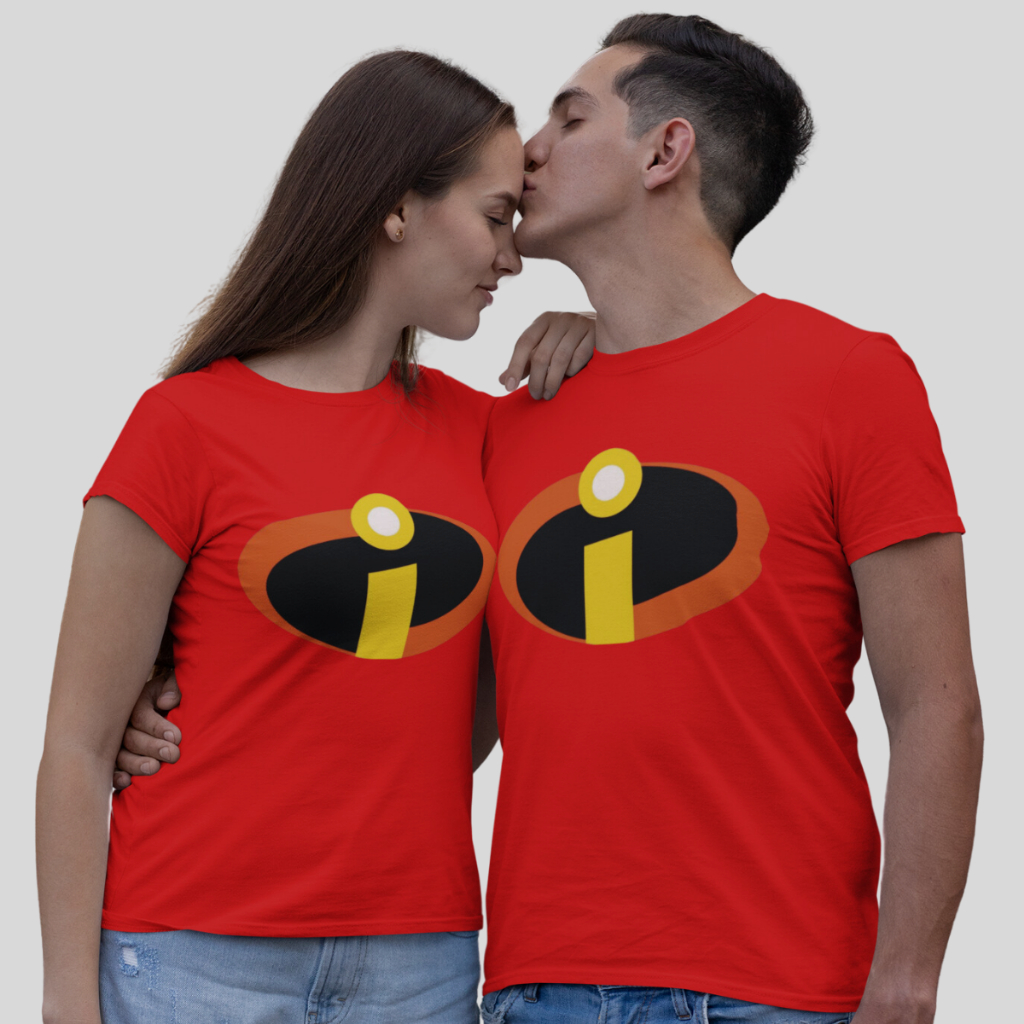 Kit 2 Camisas de Casal Camisetas Casais Os Incriveis para Dia dos Namorados | Shopee Brasil