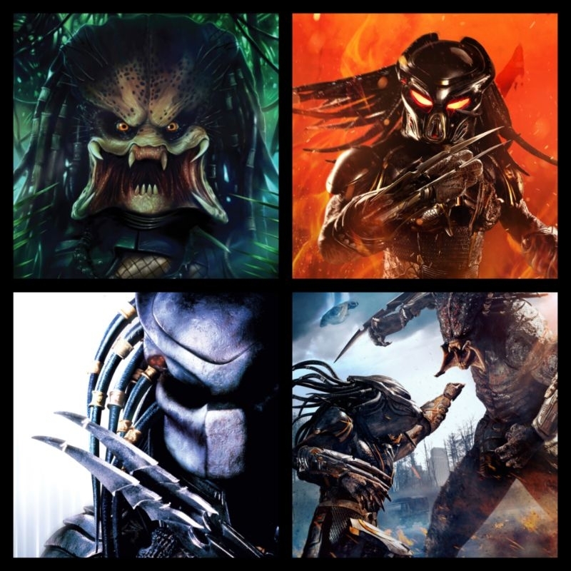 Quadro Decorativo Alien vs. Predador Filme Geek Pack Filmes Alien x ...