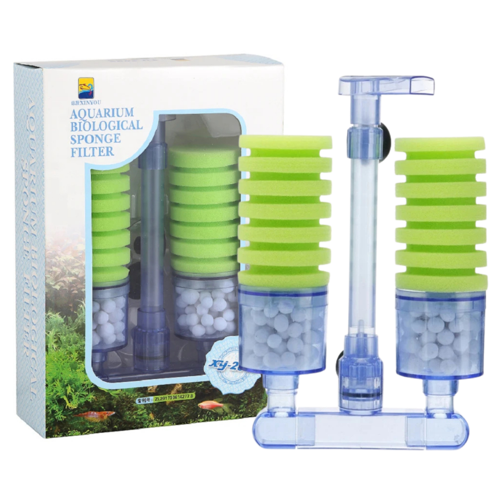 Bio Filtro Interno Duplo De Esponja Espuma Grande Aquário Midia ...