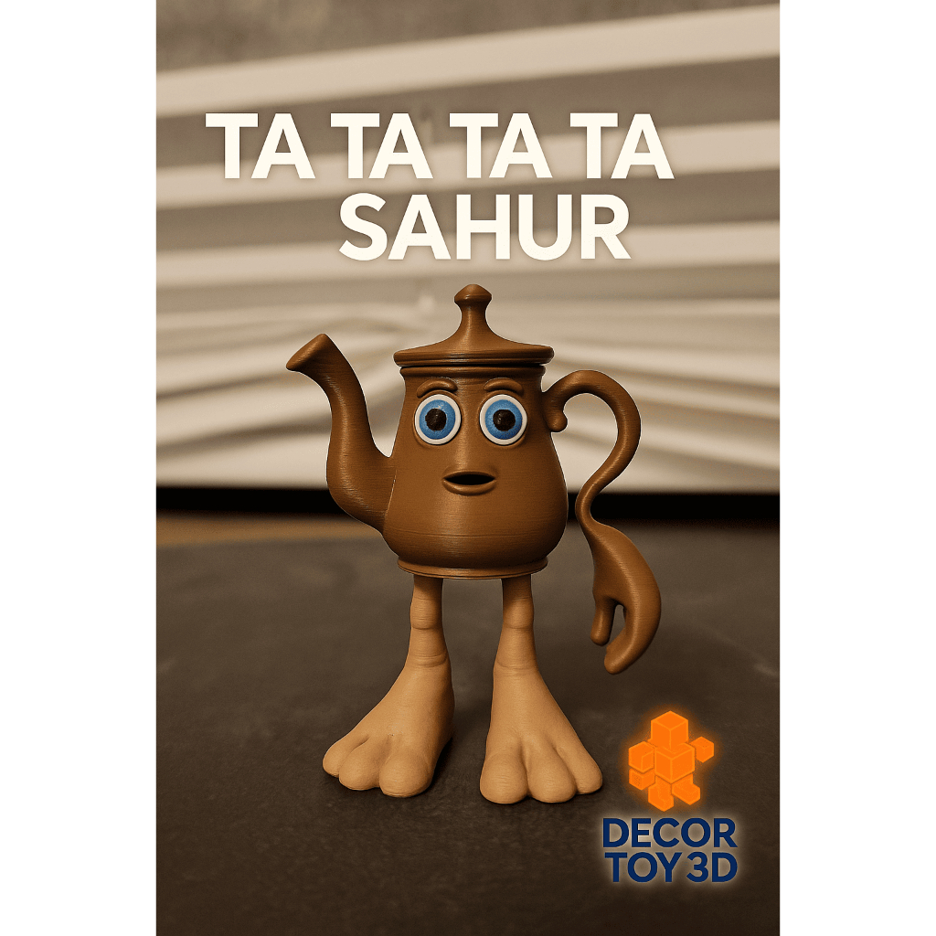 Boneco Ta Ta Ta Ta Sahur Miniatura 3D Decorativa – Meme Viral | Shopee ...