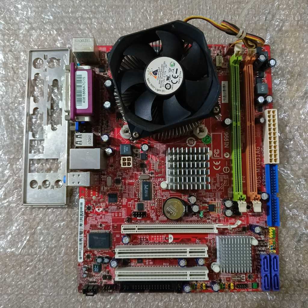 Kit Placa mãe MSI Pos g31ag + cooler + processador pentium dual core e2180 + espelho | Shopee Brasil