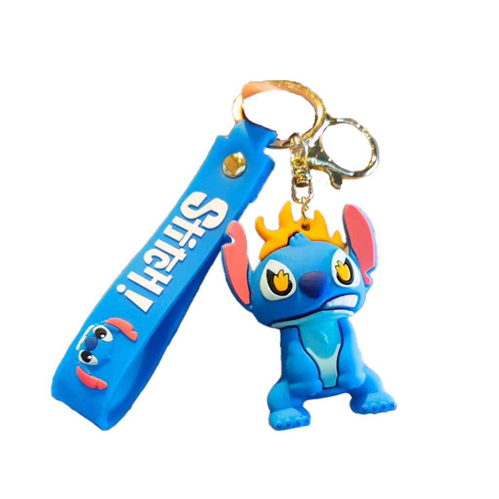Chaveiro Stitch Disney 3d, Robusto, 6cm X 6cm, Stitch Raiva | Shopee Brasil