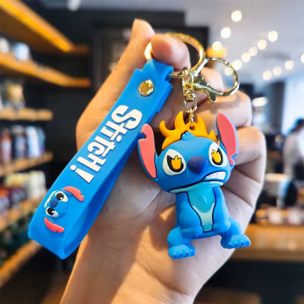 Chaveiro Stitch Disney 3D Robusto Stitch Raiva | Shopee Brasil