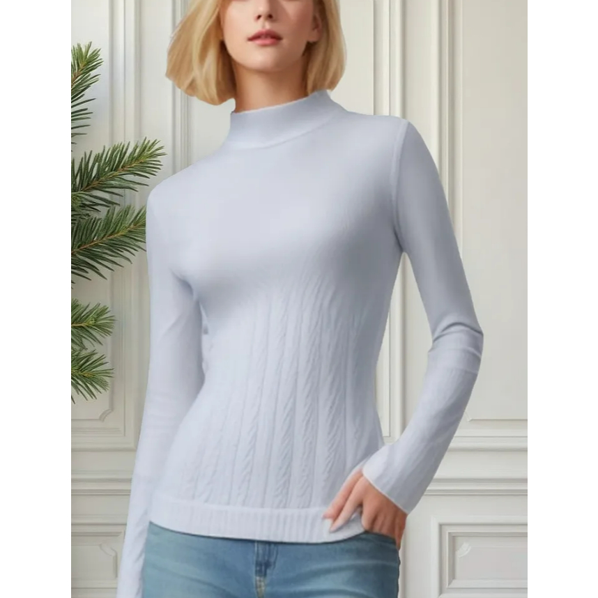 Blusa Térmica Modeladora Fibra Bamboo Gola Alta 62597 36898 | Shopee Brasil