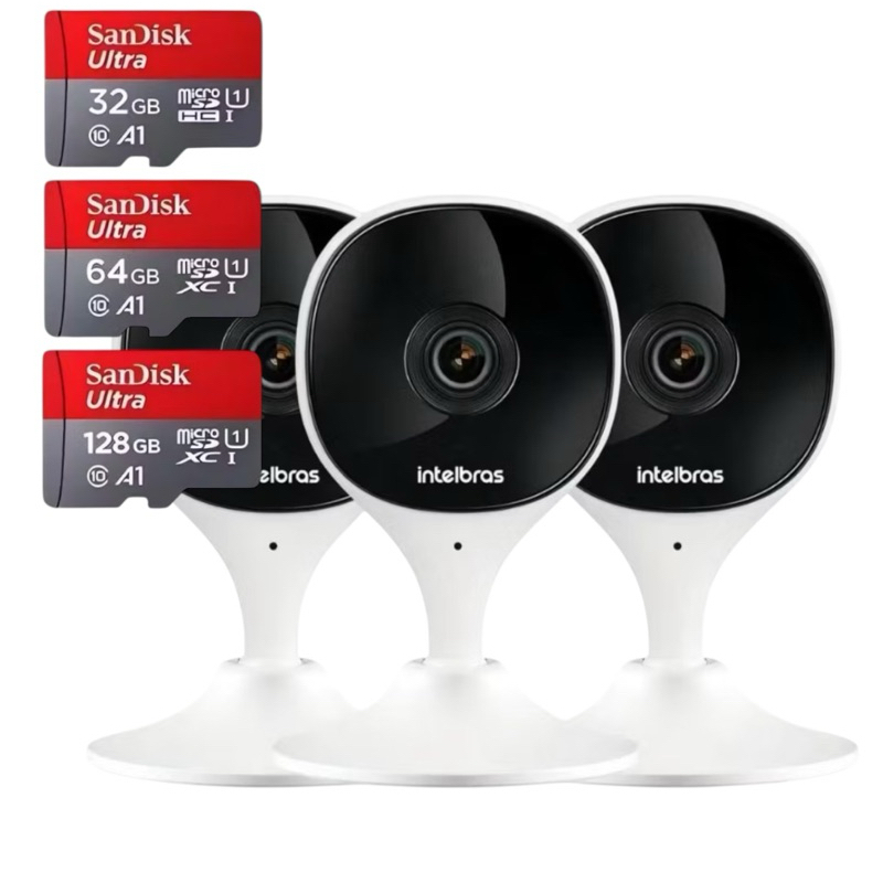 KIT 3 CÂMERA IMX C MIBO INTELBRAS | Shopee Brasil