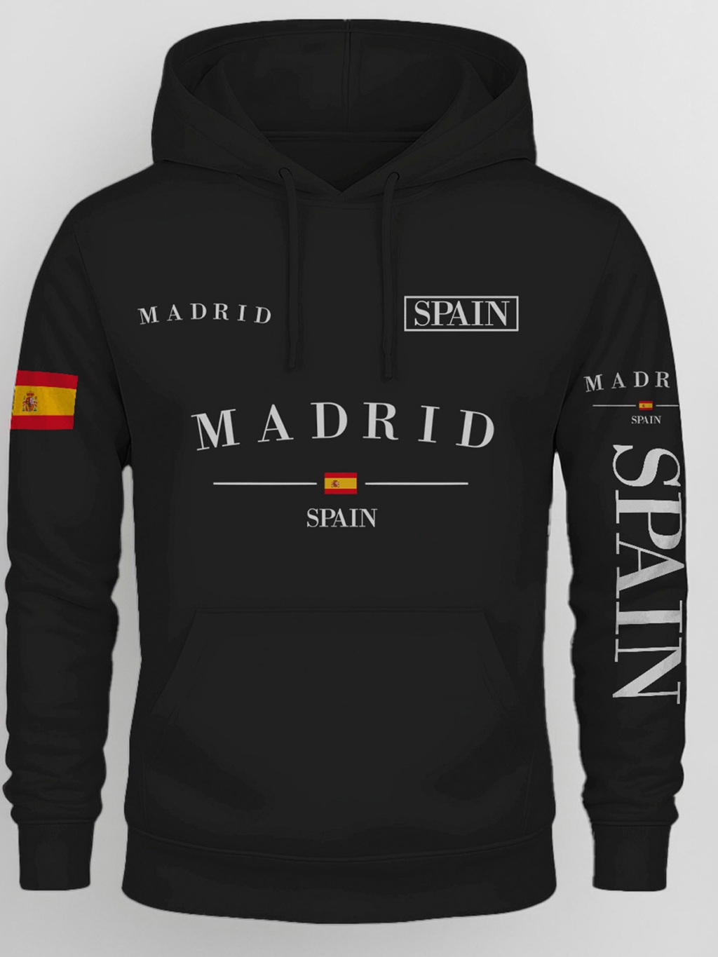 Moletom Unissex Frio Madrid Spain Street Wear Plus Size | Shopee Brasil