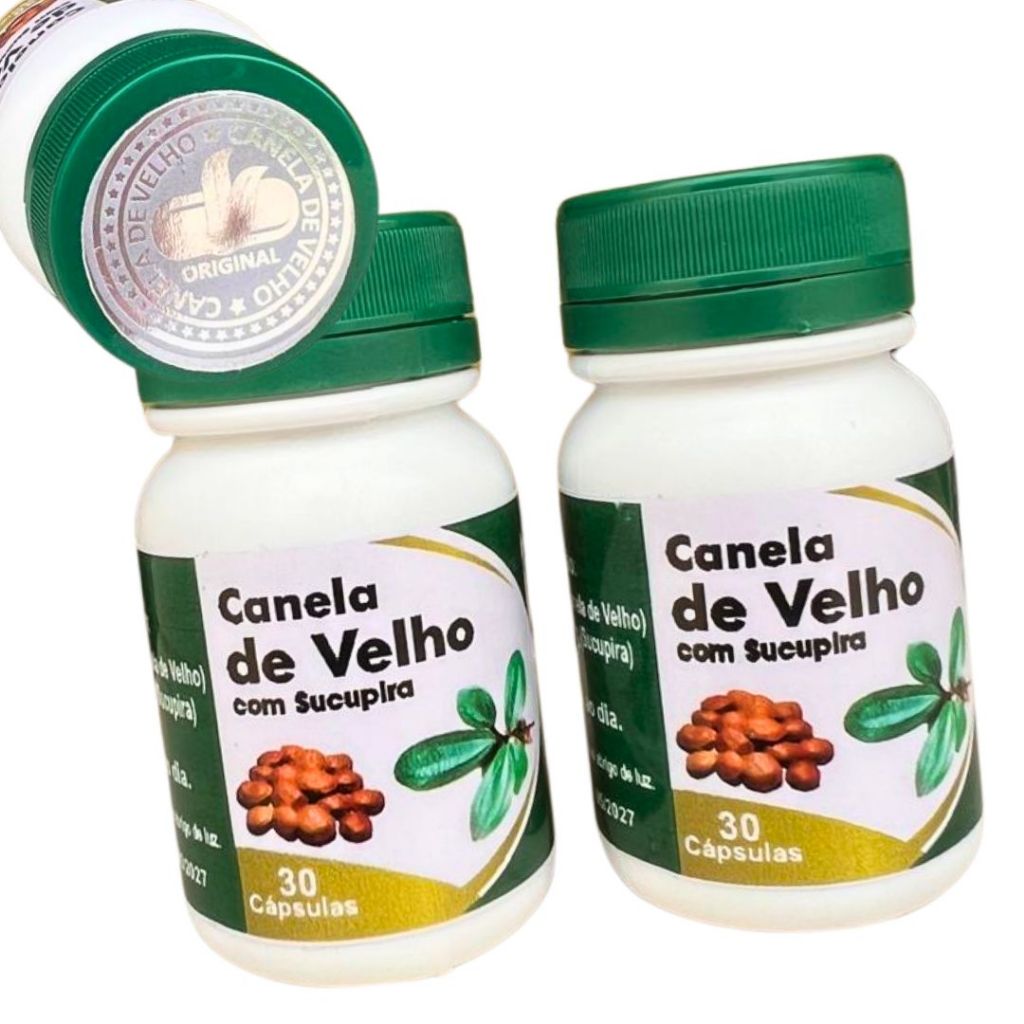 2x Canela De Velho Com Sucupira 60 Cápsulas Uso Tradicional Shopee