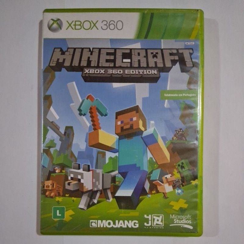 MINECRAFT - XBOX 360 - MÍDIA FÍSICA - ORIGINAL | Shopee Brasil
