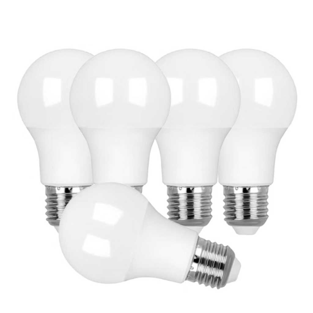 Kit 5 Lampadas Led Bulbo A55 9w Branca | Shopee Brasil