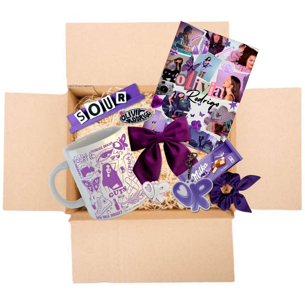 Kit Olivia Rodrigo Box Música Pop Cantora | Shopee Brasil
