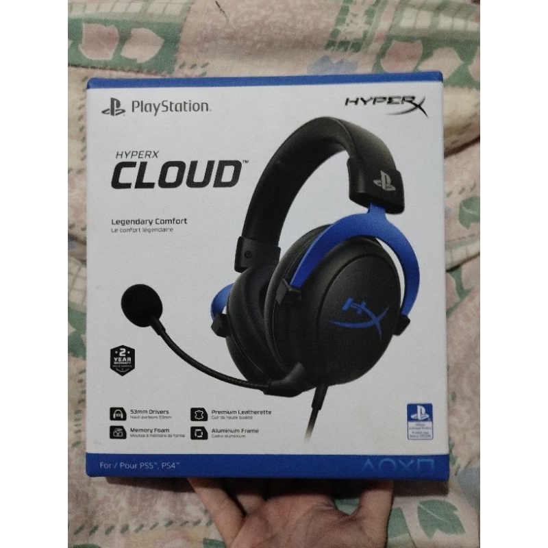 headset gamer hyperx cloud Blue PS5 E PS4 (open box) | Shopee Brasil