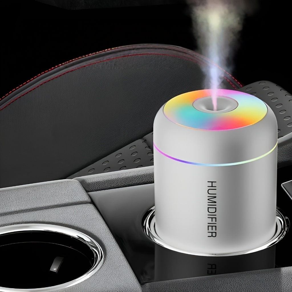 Mini Umidificador de Ar Portátil com Luz LED Colorida – Ideal para Casa ...