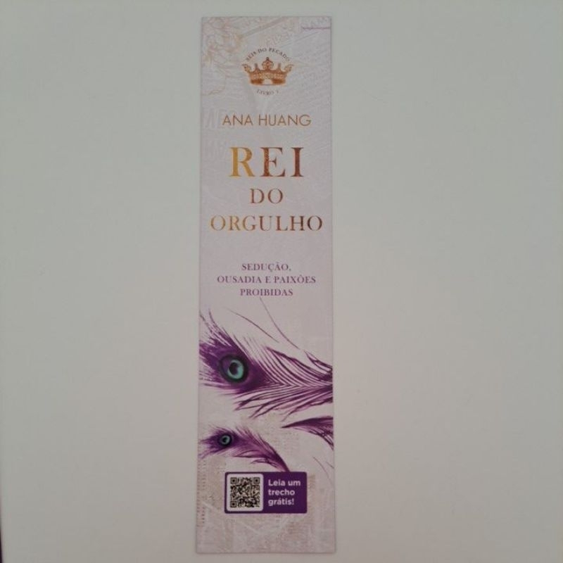 Marcador de Pagina - O Rei do Orgulho Ana Haung | Shopee Brasil