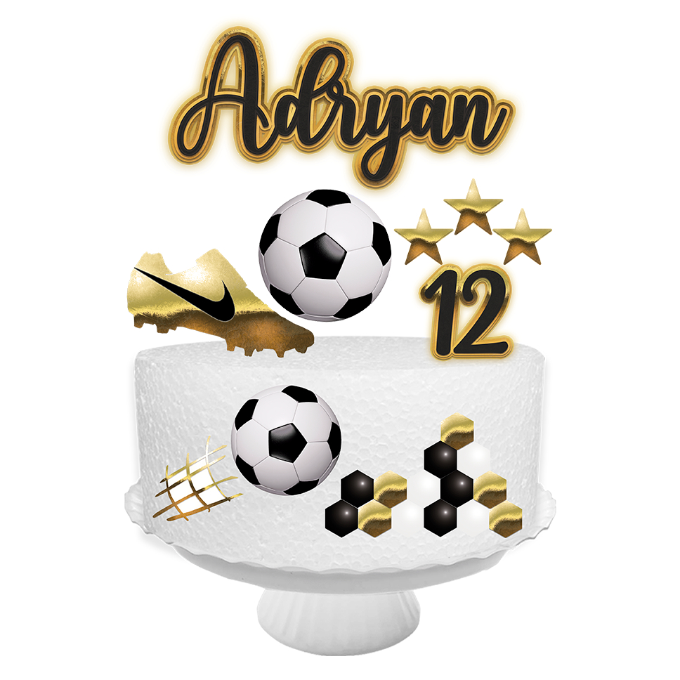 Topo Topper para Bolo Futebol | Shopee Brasil