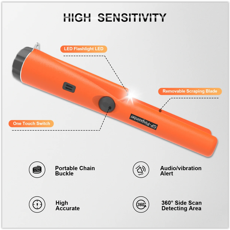 Detector de Metais Pinpointer Ouro Prata Metais - GP Pintpointer ...
