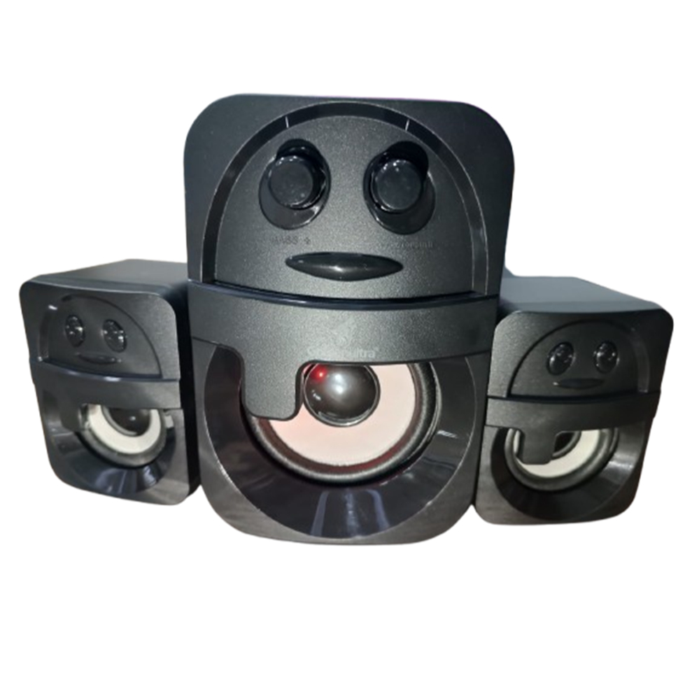 Caixa de Som Pra Computador Subwoofer 18w Luz Led Usb | Shopee Brasil