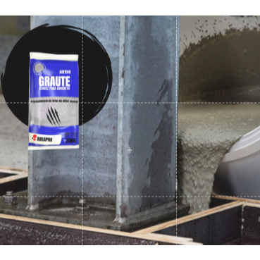 Graute /graut aditivo de fluidez para concreto 300g | Shopee Brasil