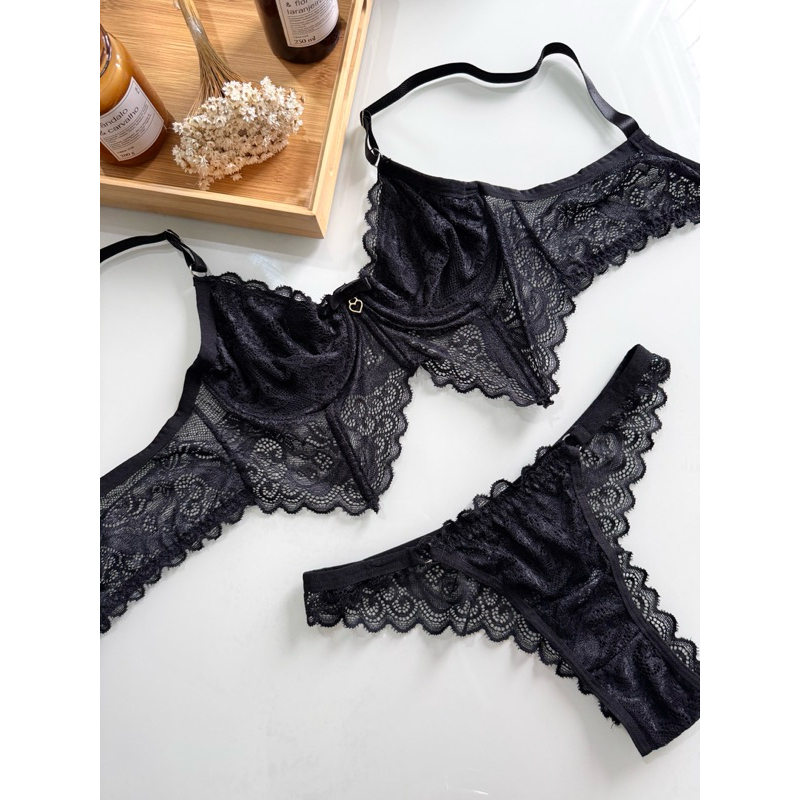 Conjunto Madison, Lingerie Sexy, Lingerie em renda feminino lingerie ...