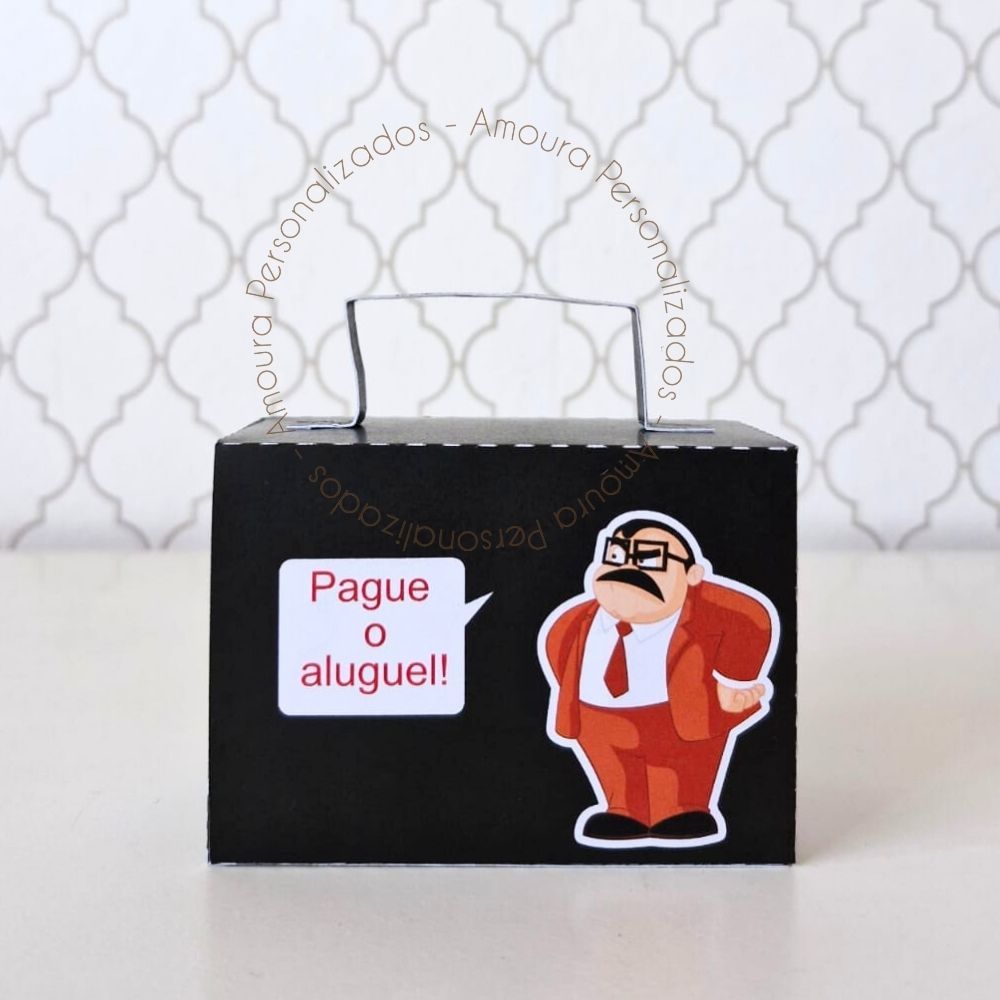 Caixa Retangular MALA DO SEU BARRIGA Lembrancinha Personalizada TURMA ...