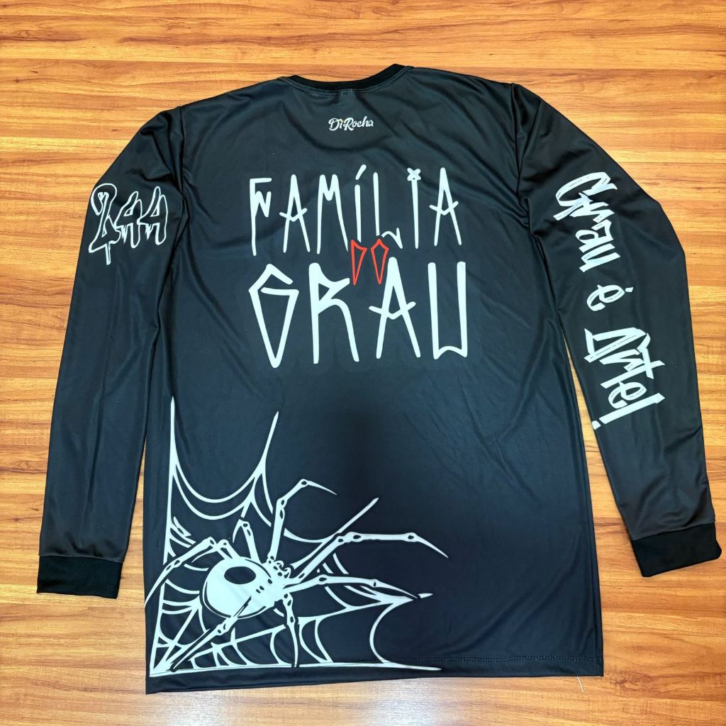 Camisa Família do Grau Manga Longa Aranha blusa manga comprida Grau é arte 244 Mandrake | Shopee ...