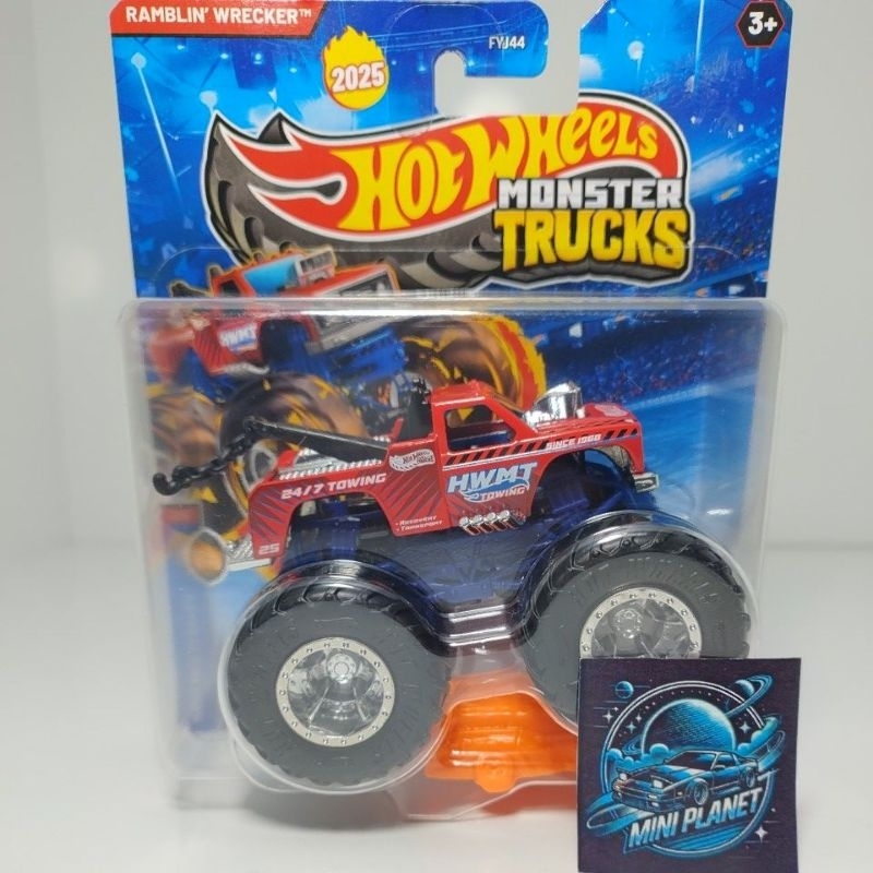 Hot Wheels Monster Trucks - Ramblin' Wrecker Caminhão Guincho | Shopee Brasil
