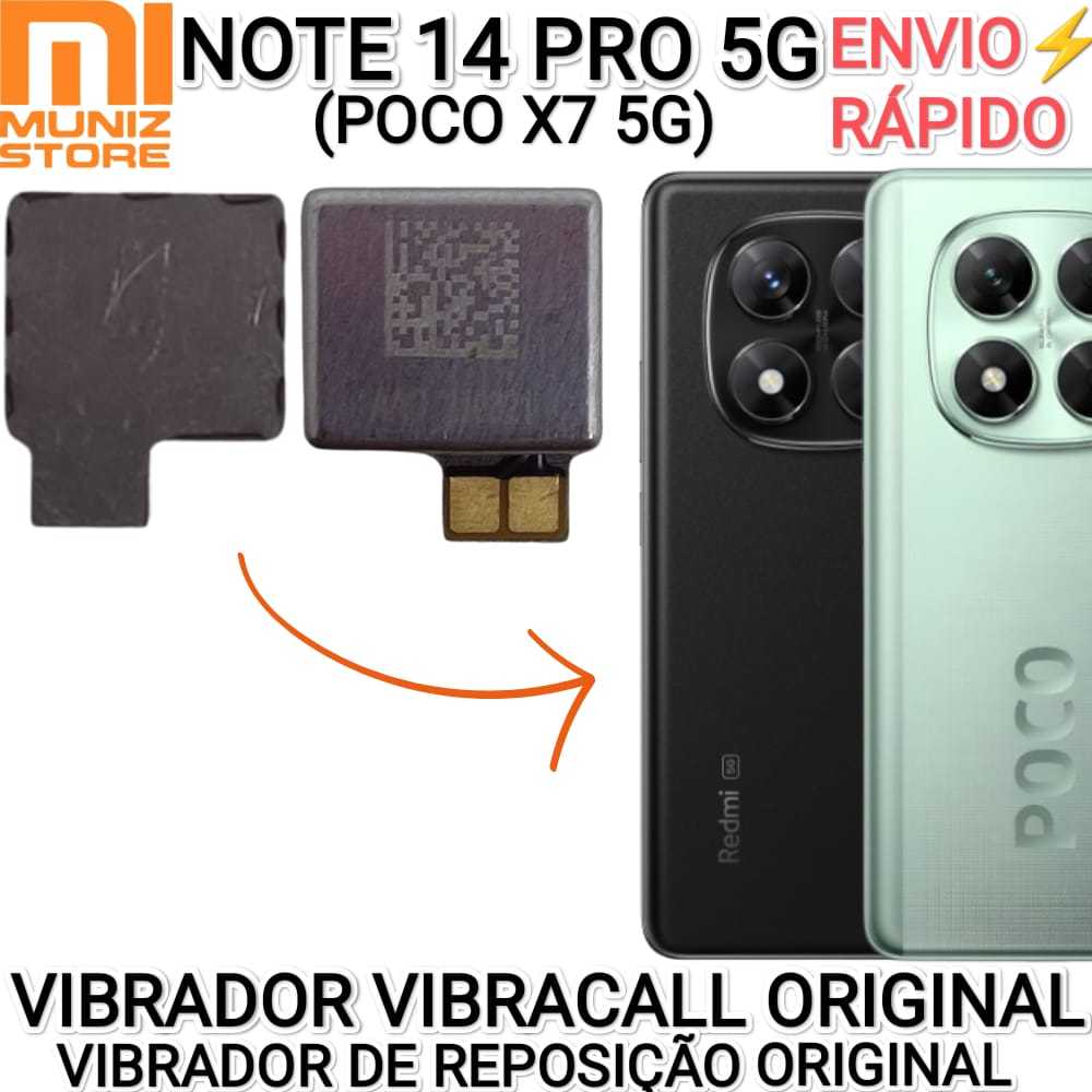 Vibradores Redmi Note 14 Pro 5G/ Poco X7 5G Vibrador Vibracall Original ...