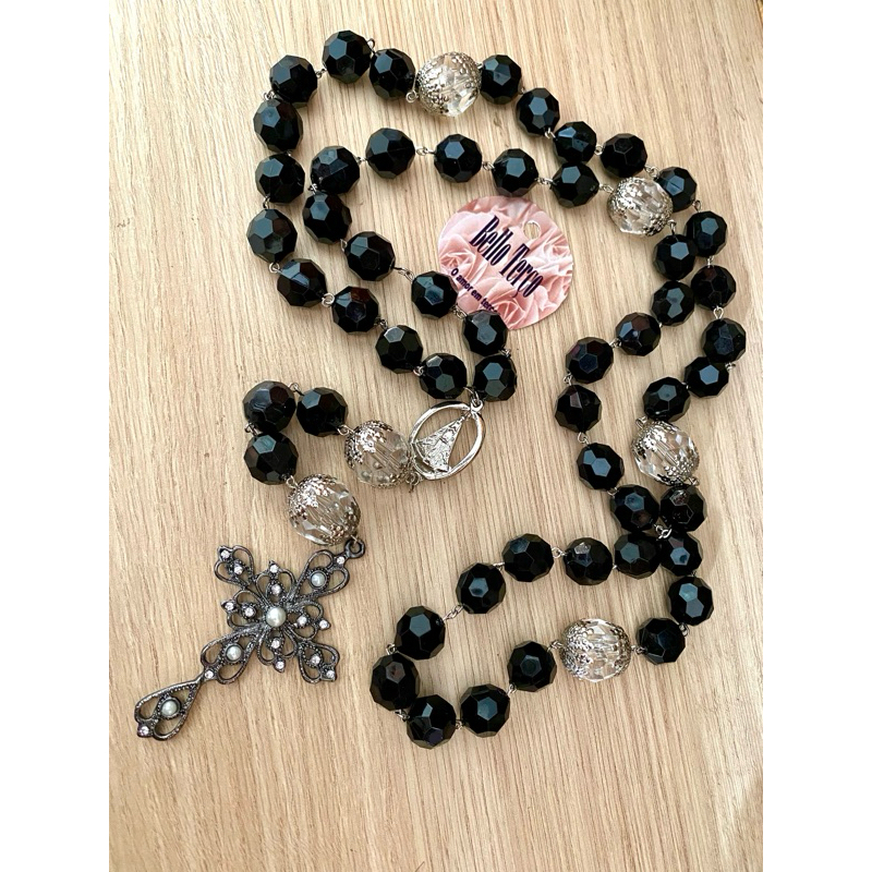Terço Grande Rosário Católico Religioso Personalizado. | Shopee Brasil