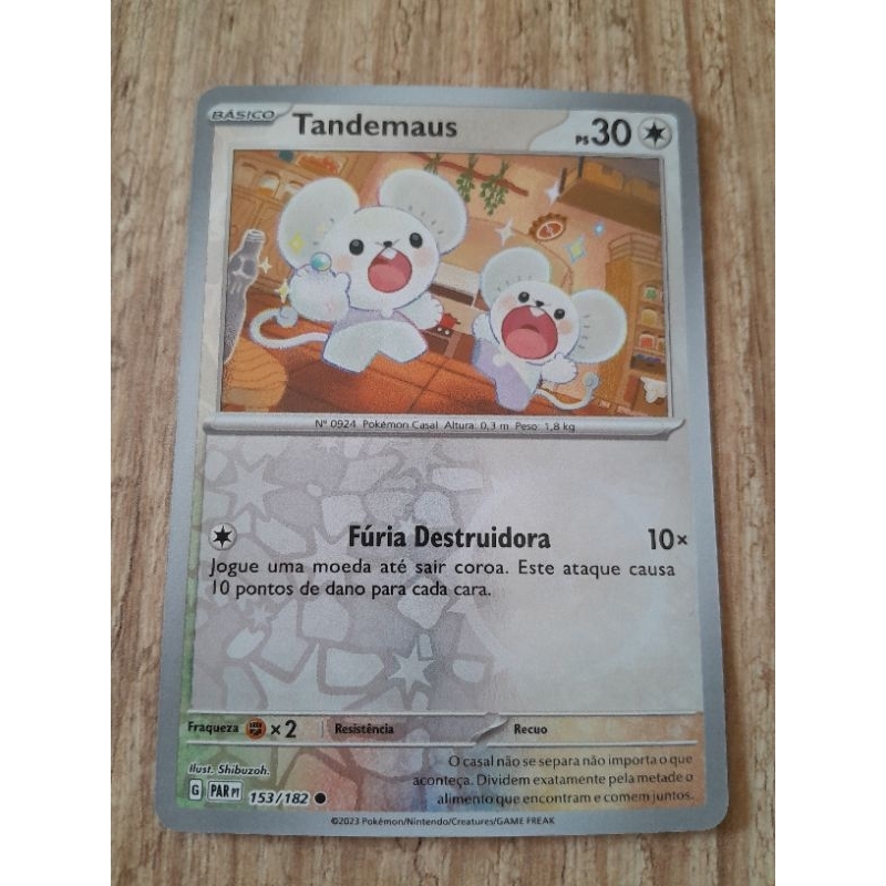 Carta Pokemon Tandemaus Original SP | Shopee Brasil
