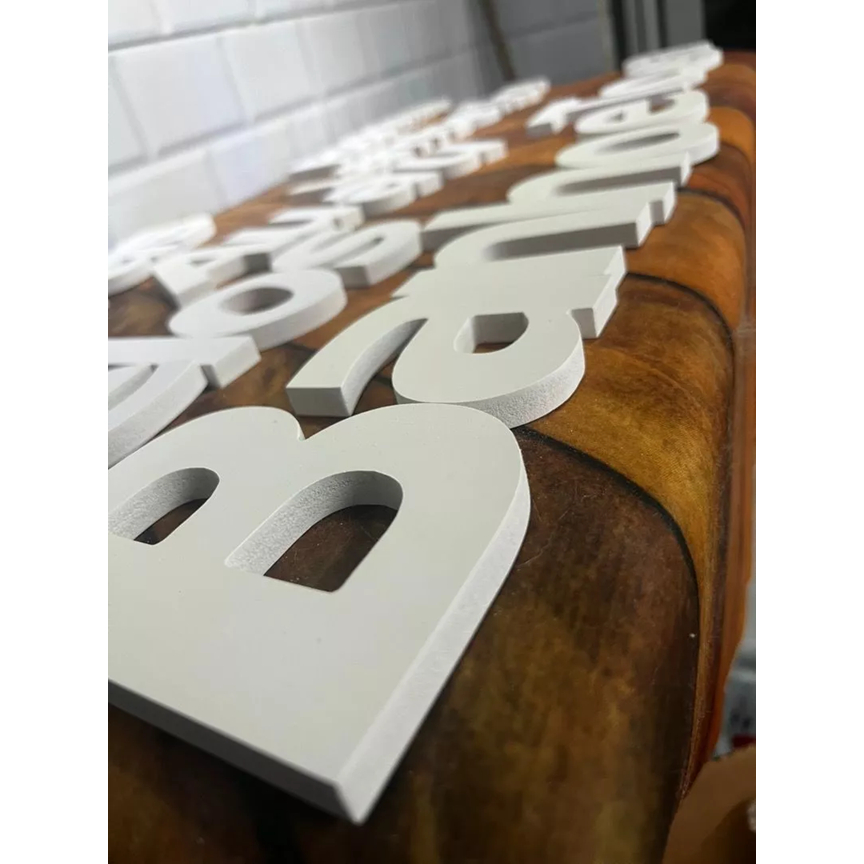 kit 3 letras em PVC 10 mm de espessura 30 cm de altura personalizado ...