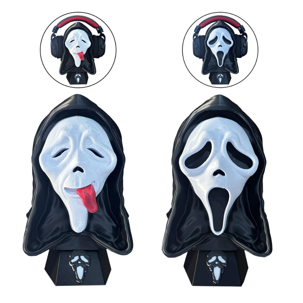 Cabeça Ghostface Suporte para fones de ouvido Headset Headphone Gamer ...