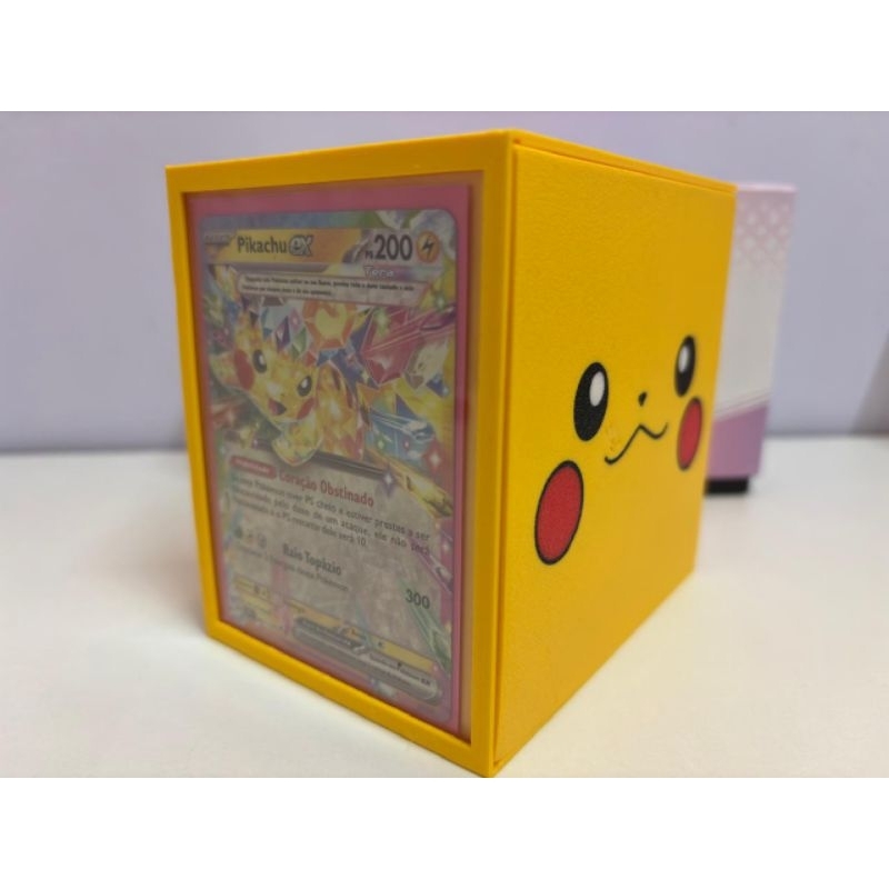 Deck Box Pikachu - Cartas Pokémon TCG - Magic the Gathering - Commander ...