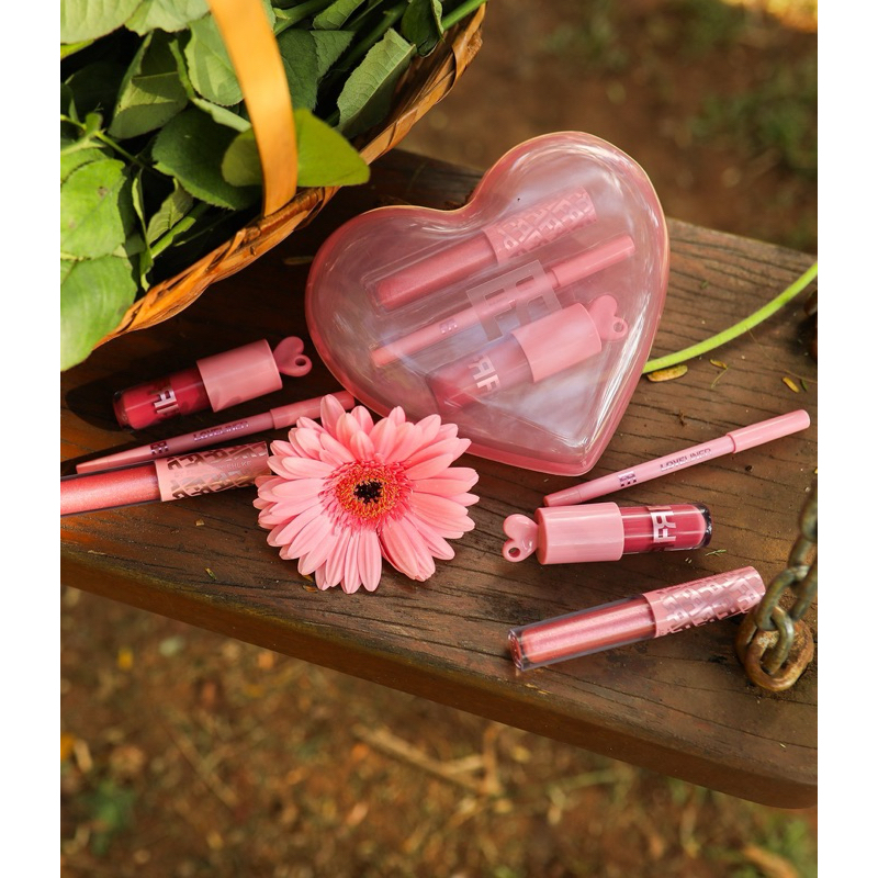 KIT FRAN LOVE KIT GLOSS LABIAL E LÁPIS LABIAL BY FRANCINY EHLKE coração ...