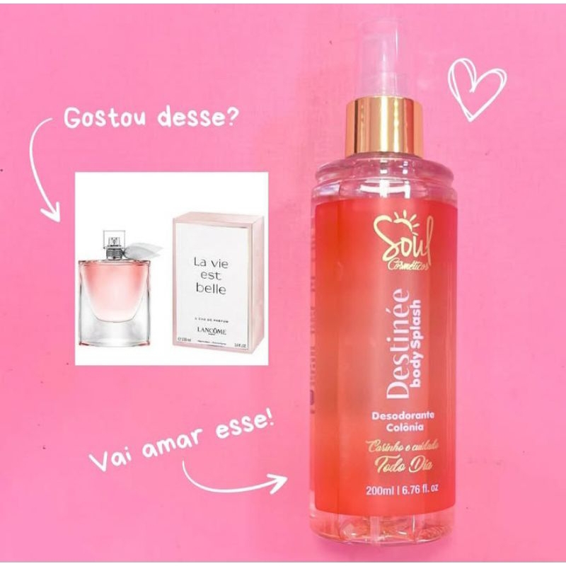 Body splash soul destinee | Shopee Brasil