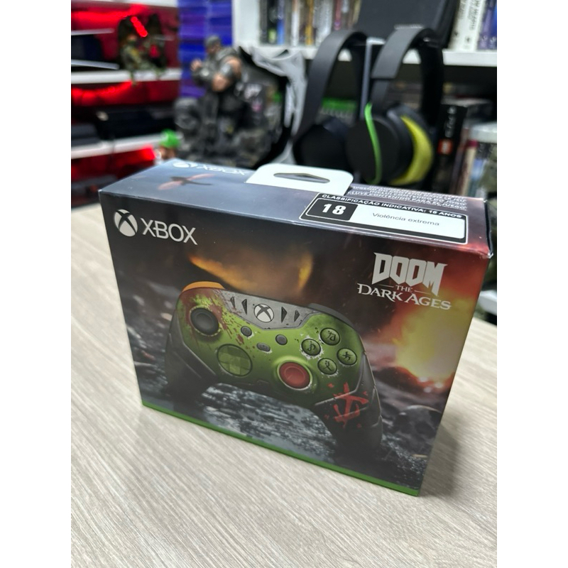 controle Xbox doom the dark age lacrado | Shopee Brasil