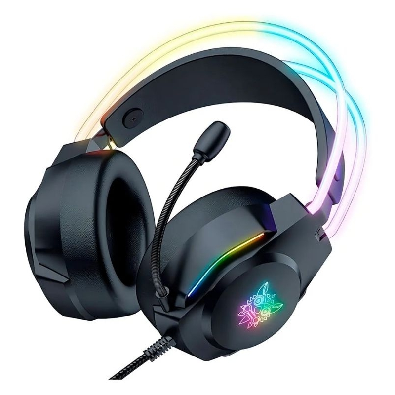 headset gamer profissional Onikuma rgb preto | Shopee Brasil