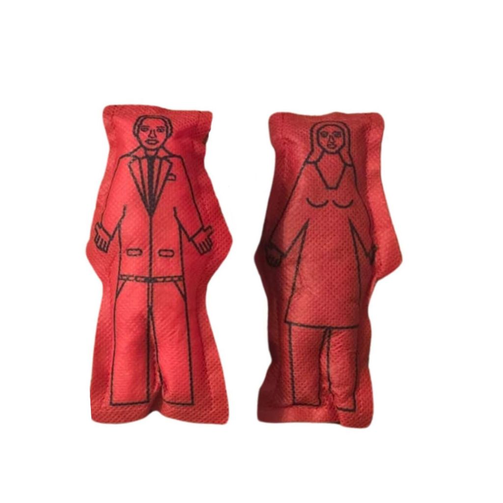 BONECO VUDU VODU VOODU RITUALISTICO OU PARA AMARRAÇÃO VERMELHO | Shopee ...