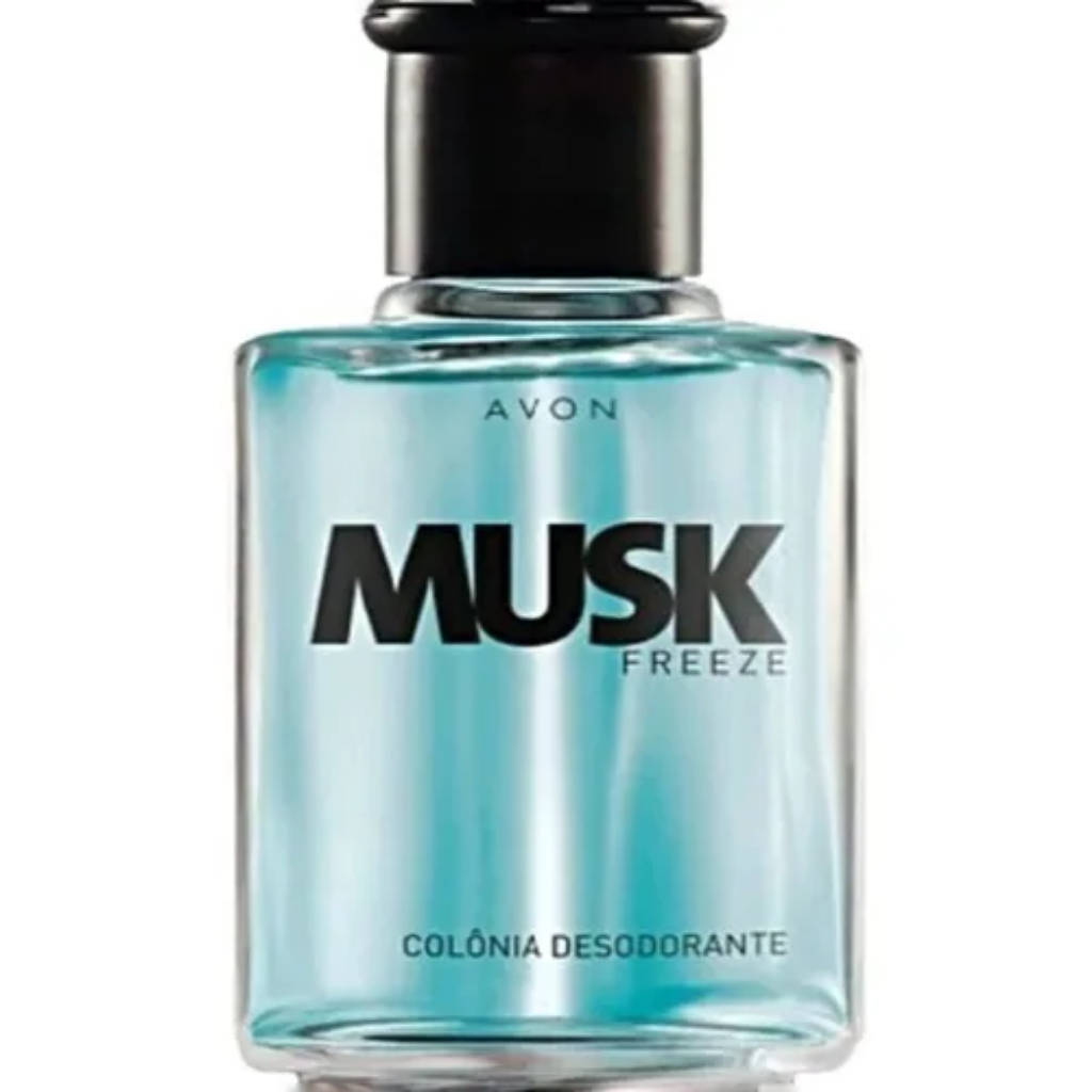 Colônia Desodorante Musk Freeze 90ml - Avon | Shopee Brasil