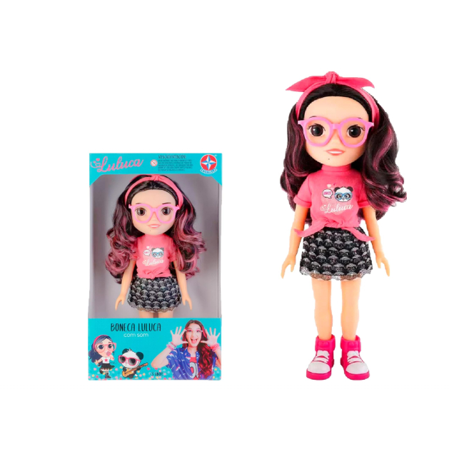 Boneca Luluca Youtuber Interativa – 30 cm com Som Estrela | Shopee Brasil