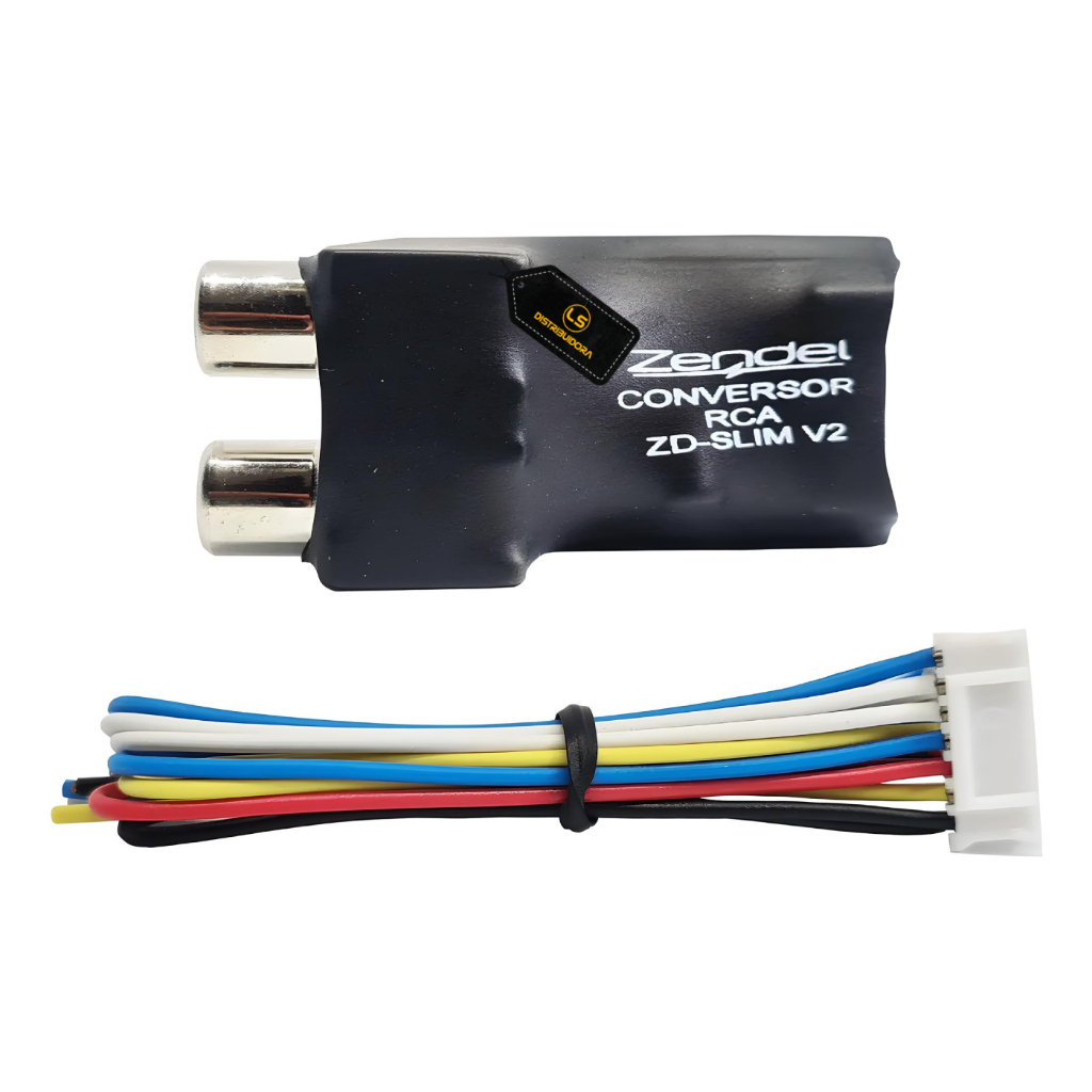 Conversor Zendel Rca Slim V2 Femea Led Indicativo | Shopee Brasil