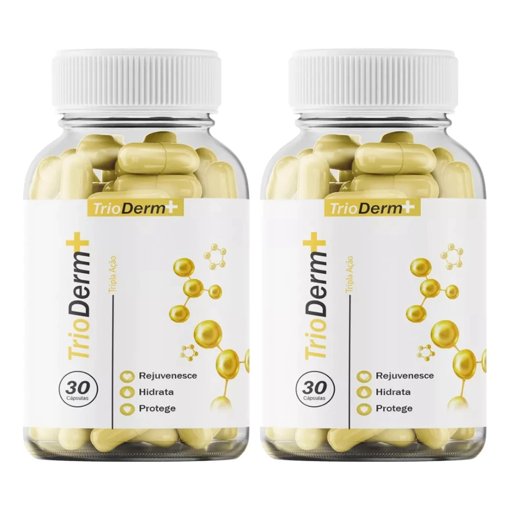 2x Trioderm Total 120 Cápsulas Original Envio Imediato Rejuvenescedor ...