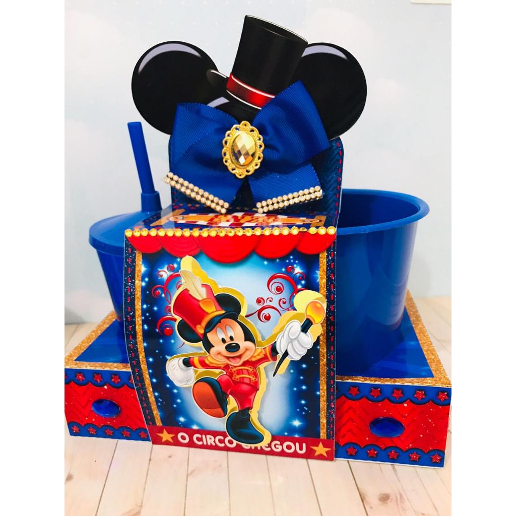 15 Kit Cineminha Circo Mickey (Caixa + balde + Copo) | Shopee Brasil