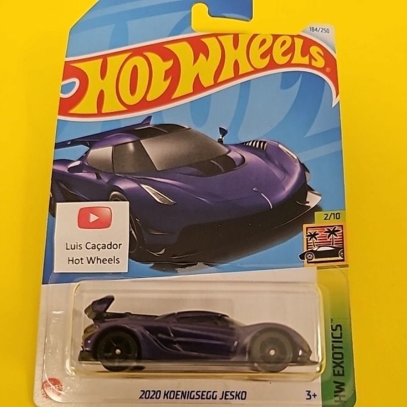 Koenigsegg Jesko Roxo Hot Wheels Lacrado | Shopee Brasil