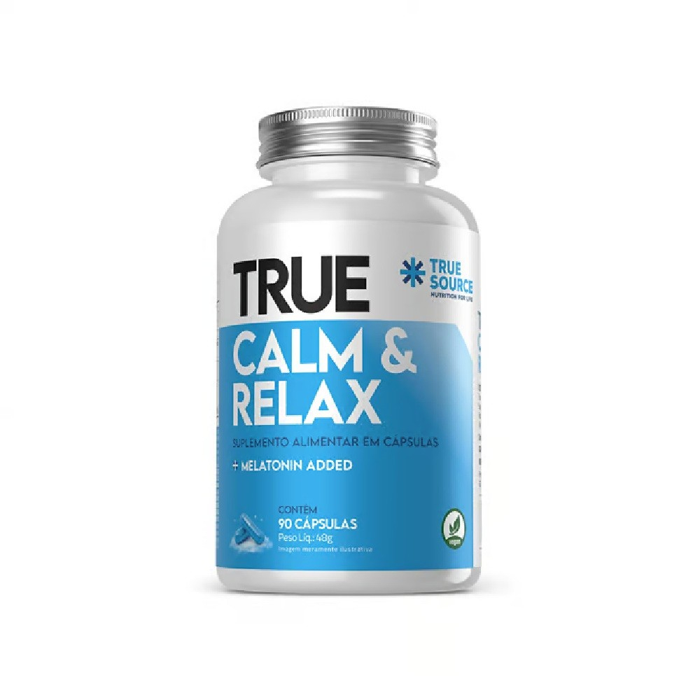 True Calm & Relax Pote 90 Cápsulas - True Source | Shopee Brasil